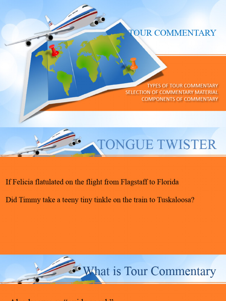 What Is Tour Commentary | PDF | Human Communication | Cognition