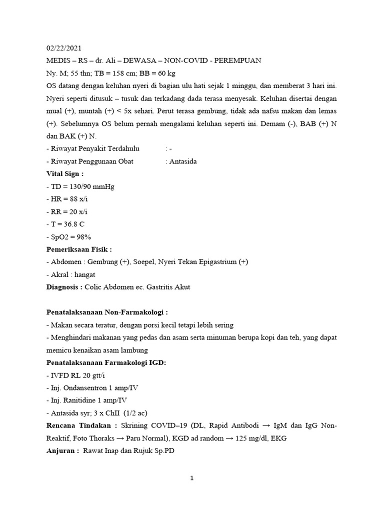 Kasus Borang RS Royal Prima - Salinan | PDF