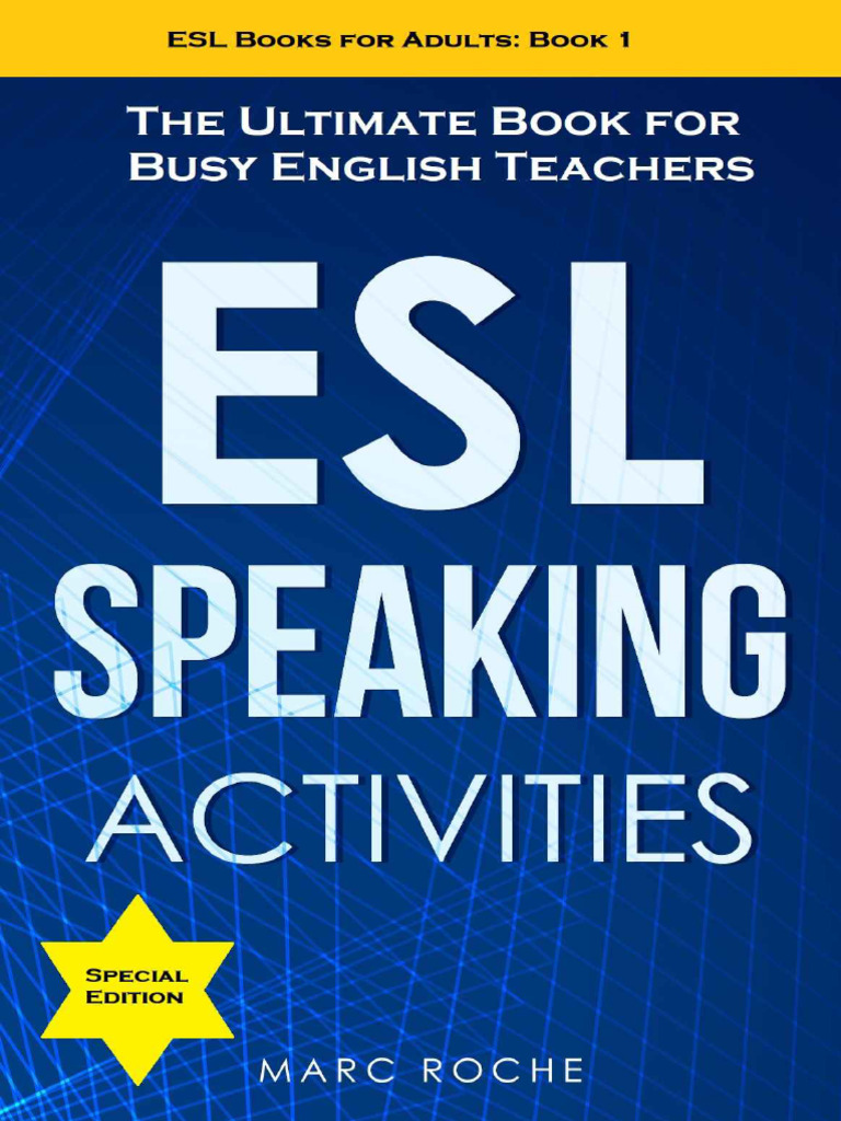 ESL Speaking Activities for Adults | PDF | English As A Second Or ...
