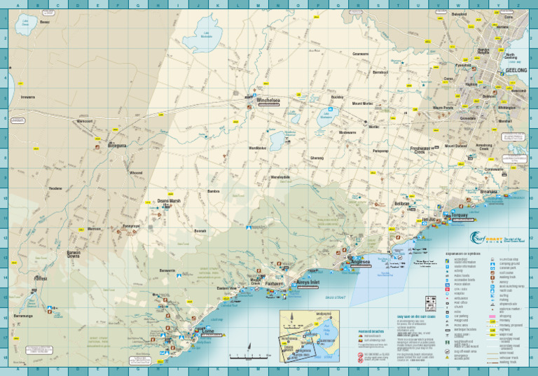 Surf Coast Tear Off Map | PDF