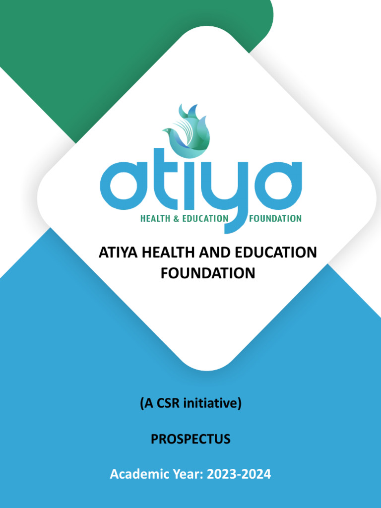 Atiya Foundation Coaching Prospectus 2023-24 | PDF | Career & Growth