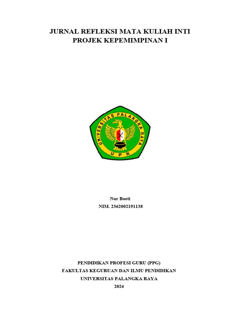 Refleksi MK Projek Kepemimpinan | PDF