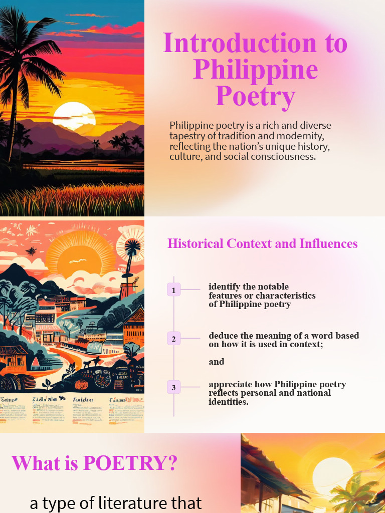Introduction To Philippine Poetry | PDF | Poetry | Philippines