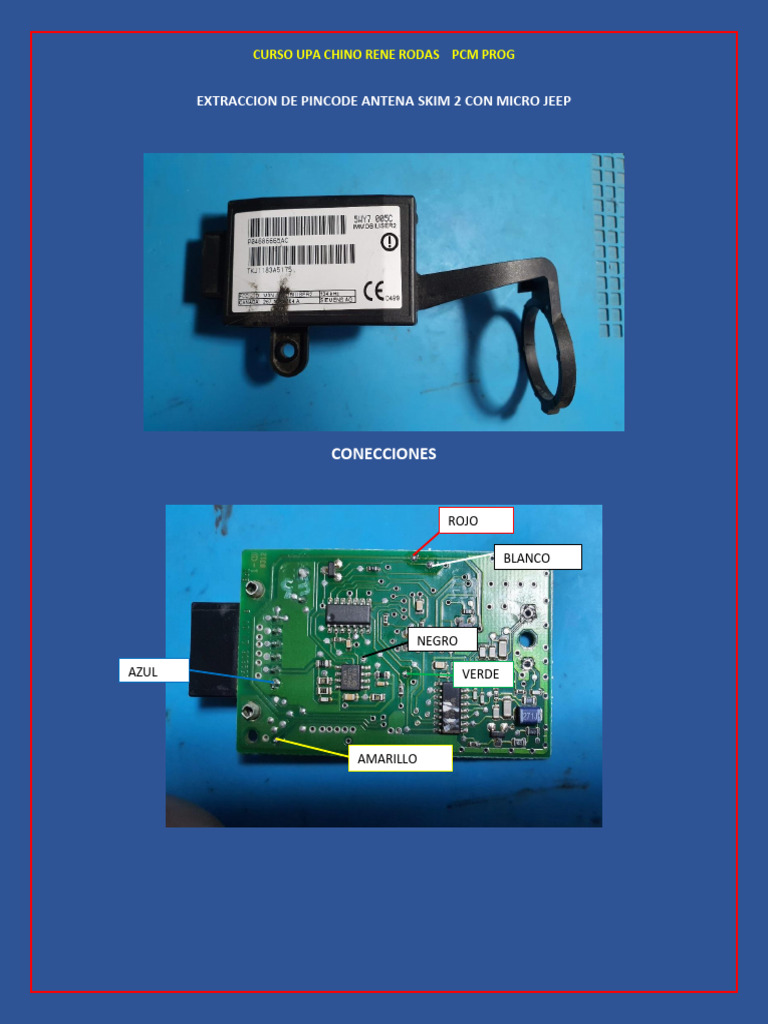 Pin Code y Vin Antena Skim 2 Upa Chino | PDF