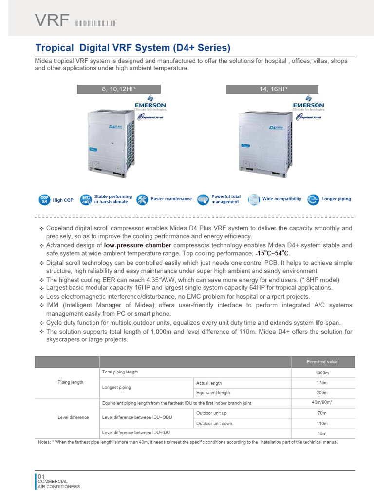 VRF System | PDF | Air Conditioning | Power Inverter