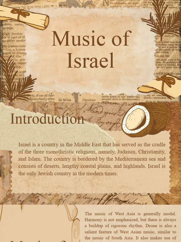 g8 Music of Israel | PDF | Art | Religion & Spirituality