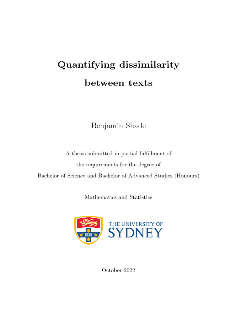 Ben Shade | PDF | Applied Mathematics | Mathematics