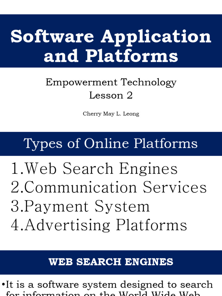 Lesson 2 Emptech | PDF | Popular Culture & Media Studies | Social Media