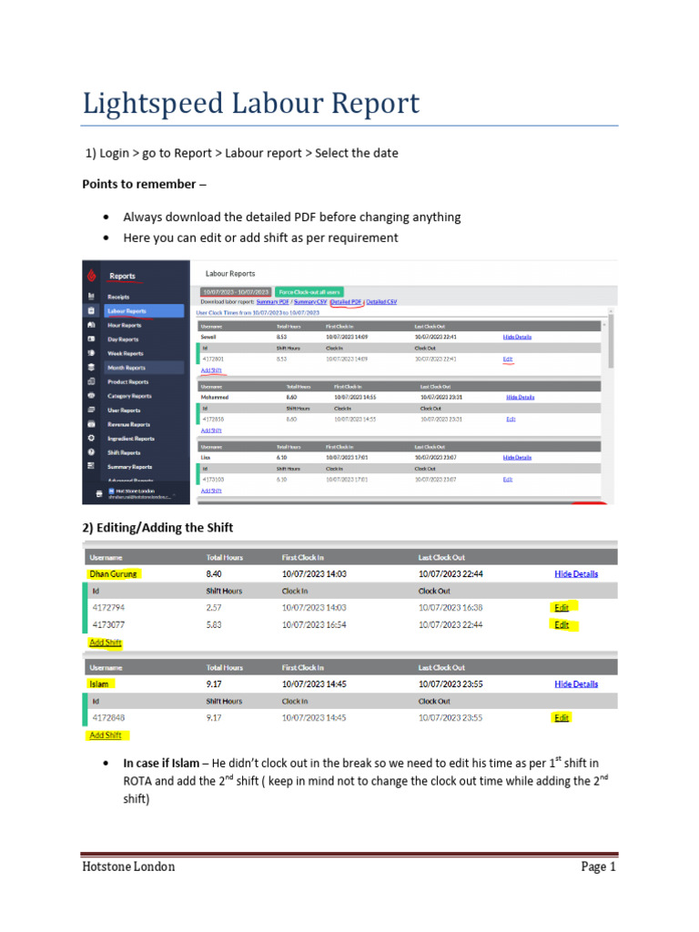 Lightspeed Labour Report | PDF | Labor