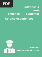 SITXCCS015 Student Assessment Tasks | PDF | Communication | Nonverbal Communication