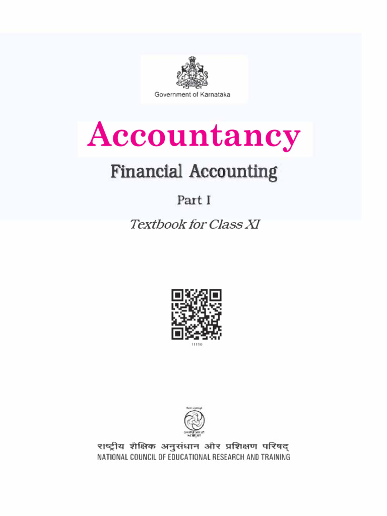 Class XI Accountancy Textbook 2025-26 | PDF | Accounting | Financial ...