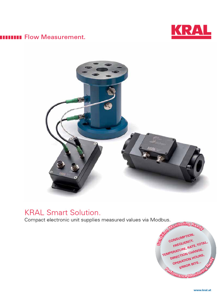KRAL Smart Flow Measurement Solution | PDF | Flow Measurement | Density