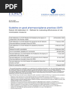 GVP Guidelines Annex I - Definitions Rev 5-1 | PDF | Pharmacovigilance ...