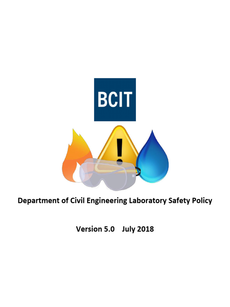 BCIT Civil Engineering Lab Safety Policy | PDF | Laboratories ...