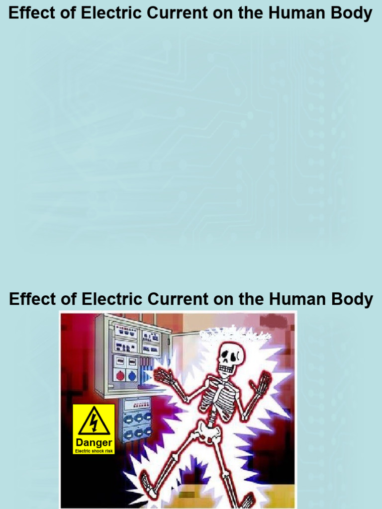 Effects of Electric Current on Humans | PDF | Electrical Engineering ...