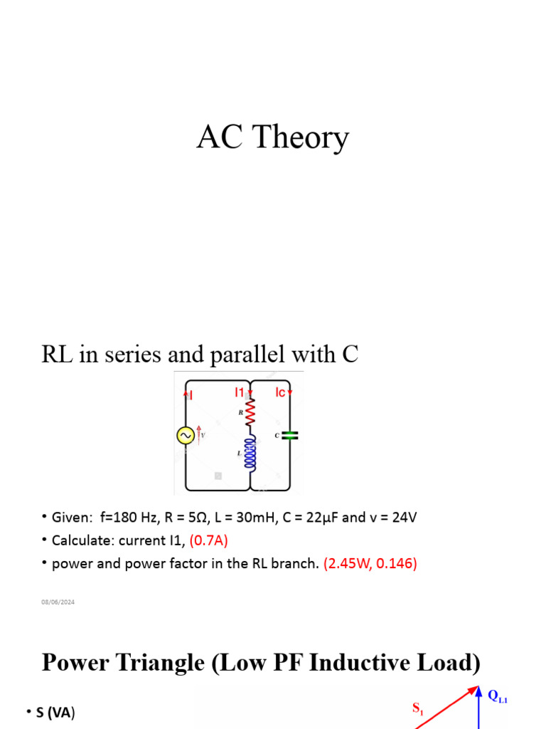 AC Power Factor Correction Guide | PDF | Ac Power | Electrical Engineering
