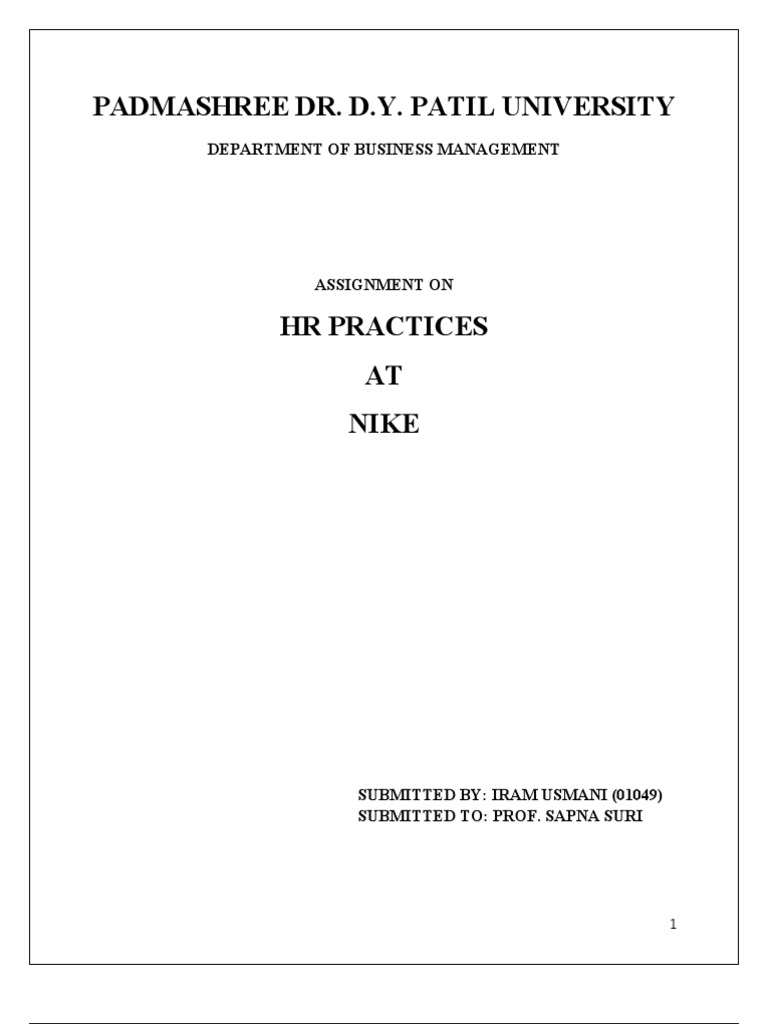 About Nike | PDF | Nike | Recruitment