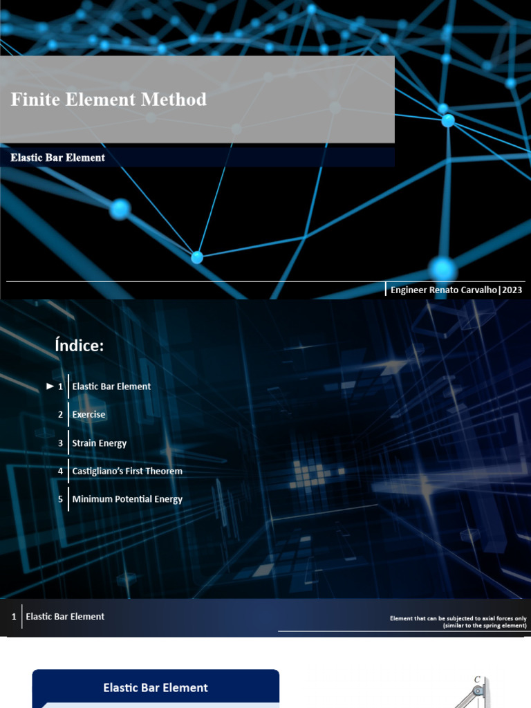 Module 3 - Elastic Bar Element | PDF | Elasticity (Physics) | Force