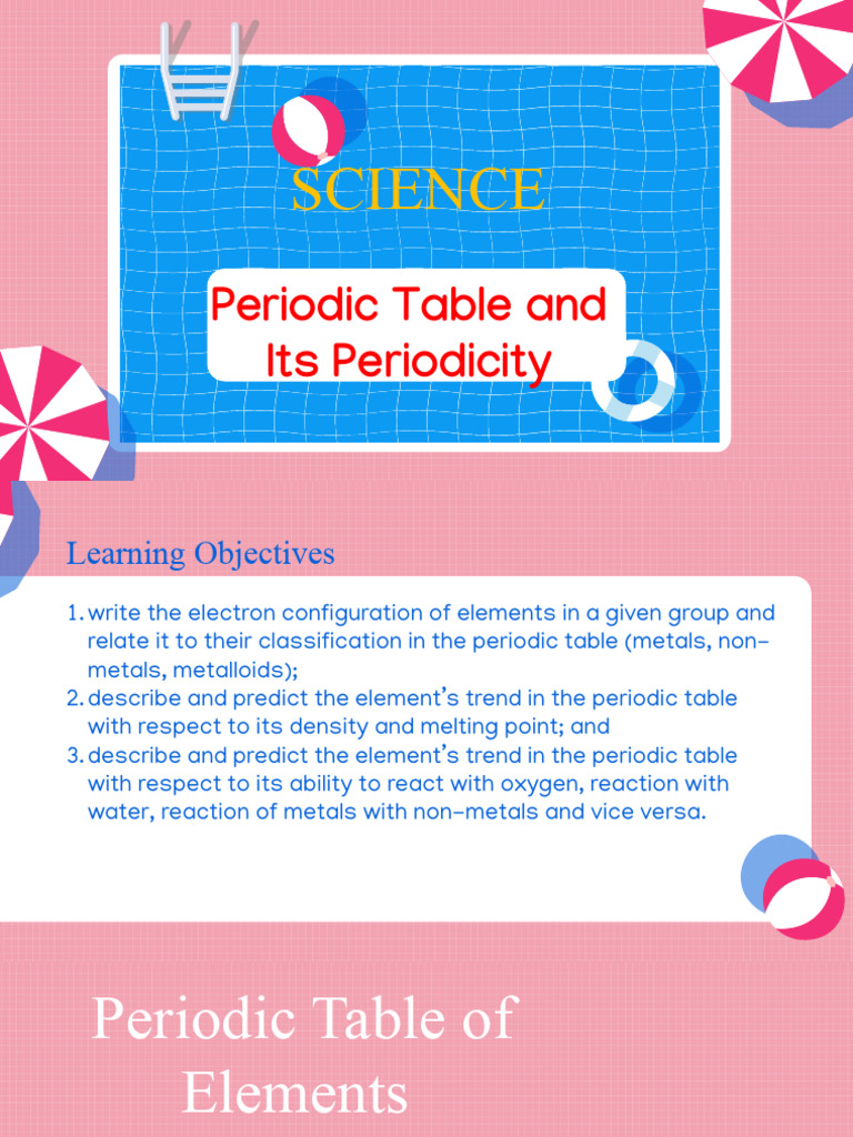 Periodic Table and Trends | PDF | Chemical Elements | Periodic Table