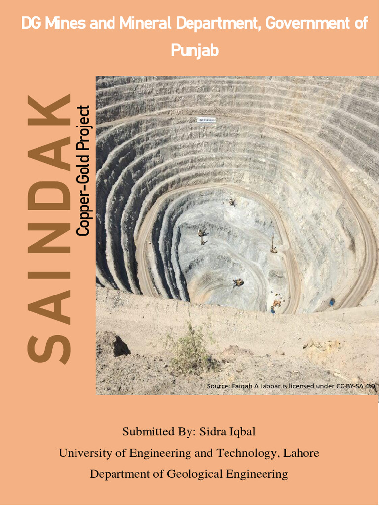 SAINDAK | PDF | Mining | Ore