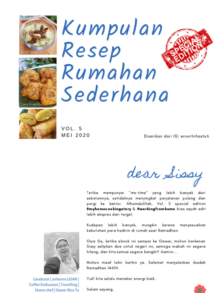 Resep Olahan Ayam Sederhana Ramadhan | PDF | Memasak, Makanan, & Anggur