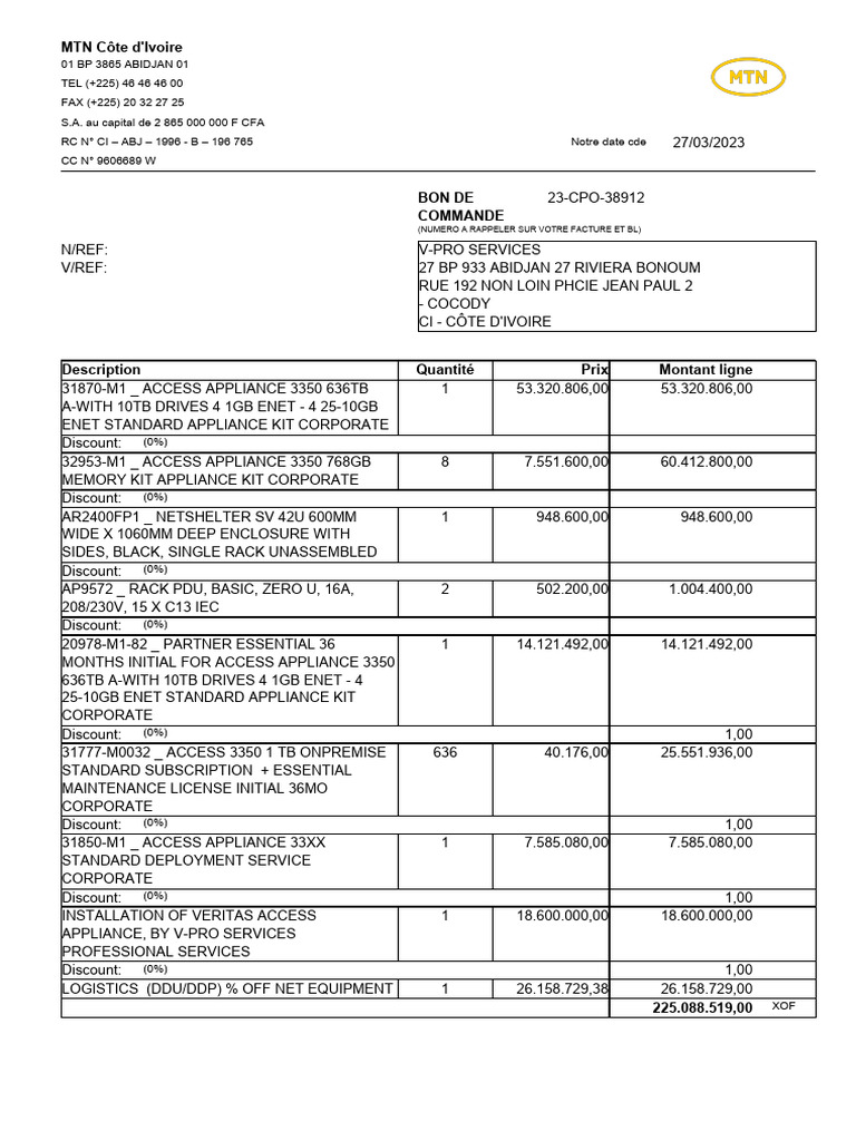 23 Cpo 38912 Vpro Services | PDF