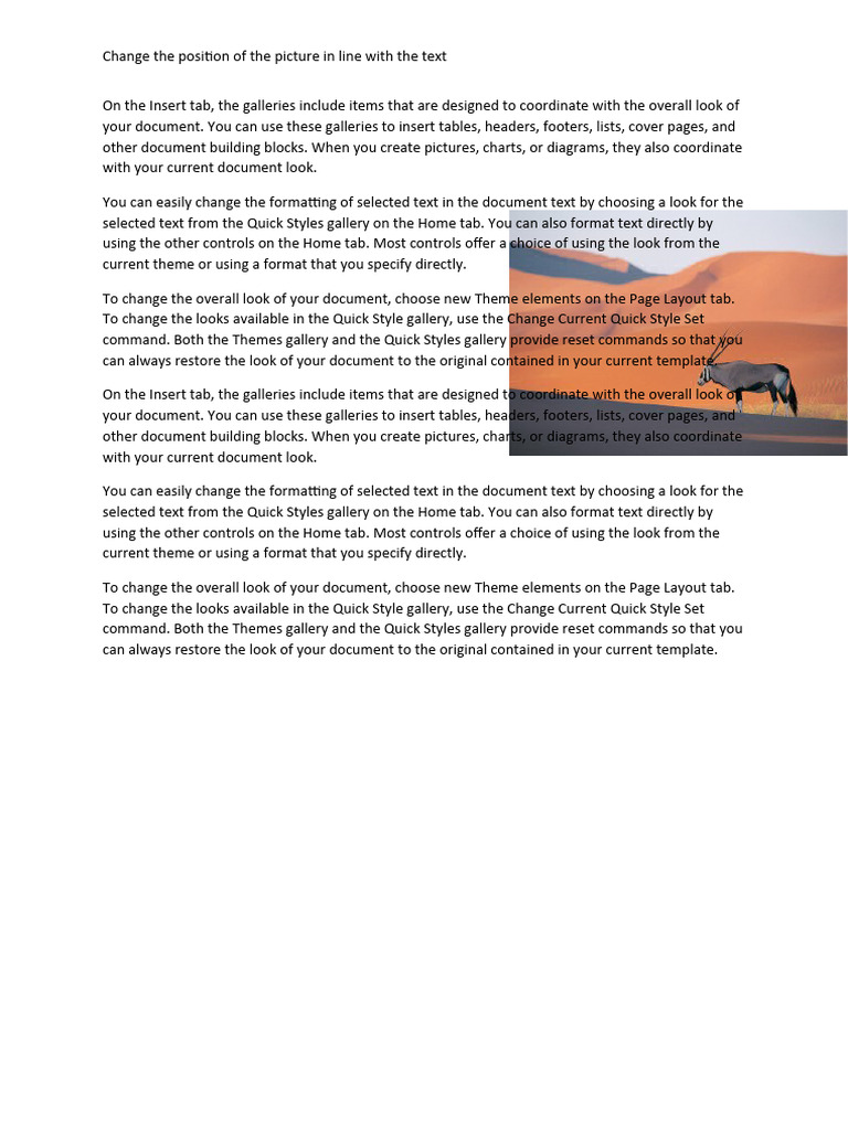 4 - Exercise Picture Text Flow | PDF