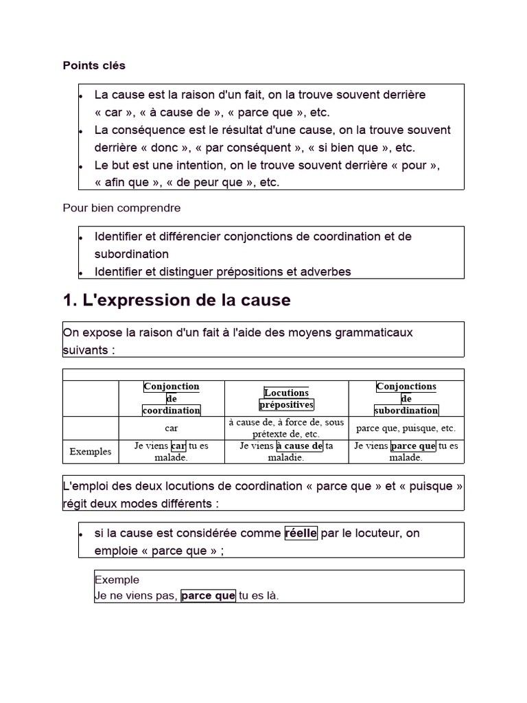 Les Expressions | PDF | Adposition | Syntaxe