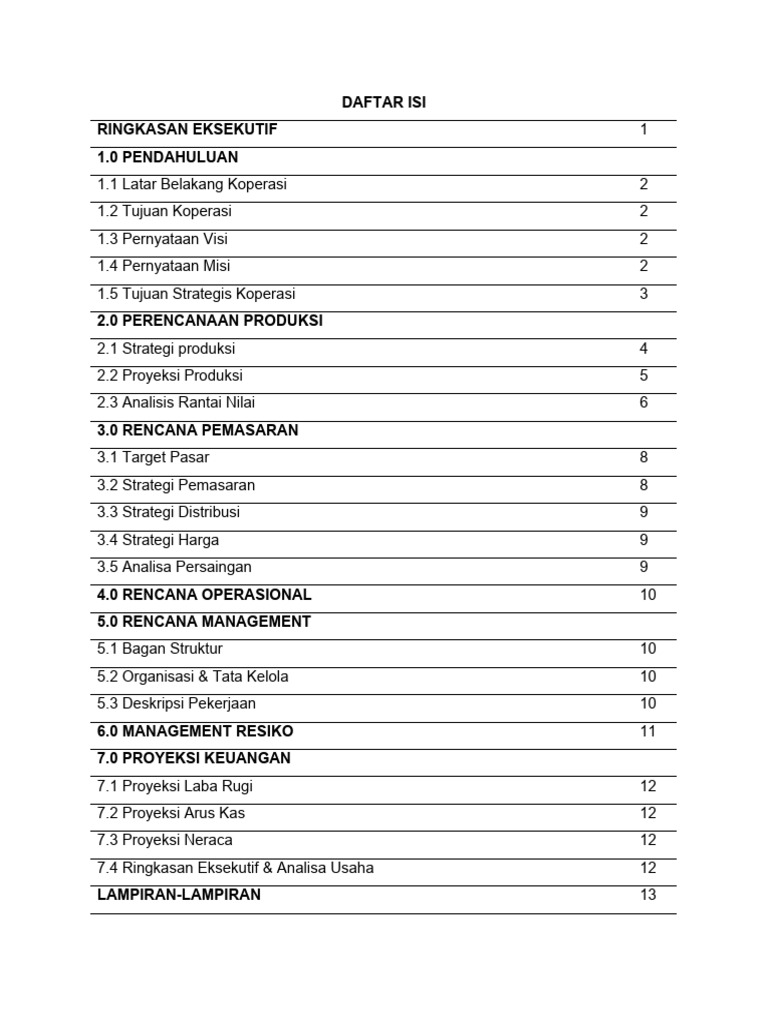 15 May Icare Business Plan Guideline | PDF
