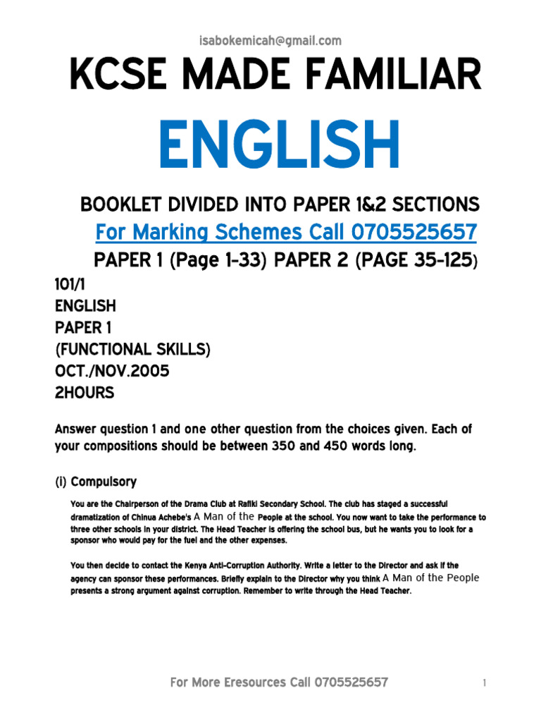 English Made Familiar | PDF