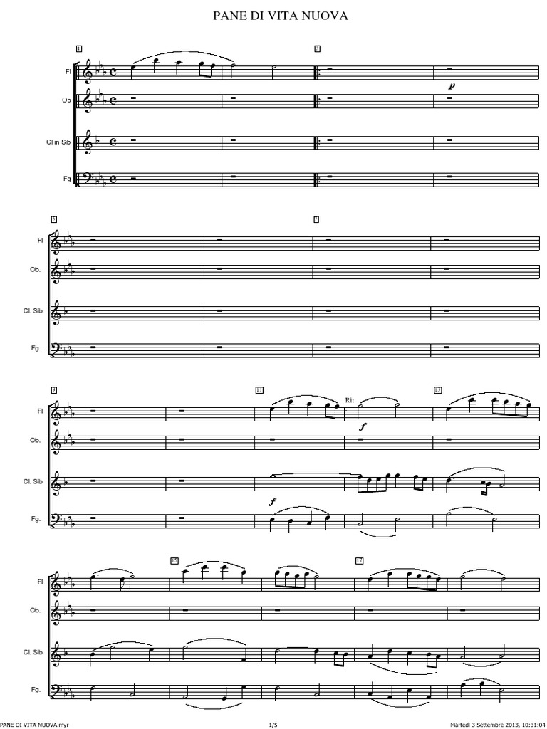 Pane Di Vita Nuova | PDF