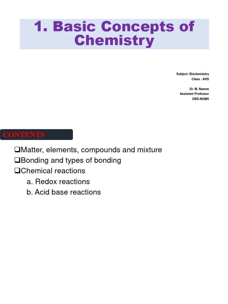 Basic Concepts of Chemistry | PDF | Chemical Bond | Covalent Bond
