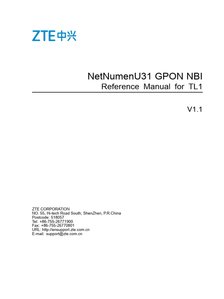 Netnumen U31 | PDF | Transmission Control Protocol | Computer Network