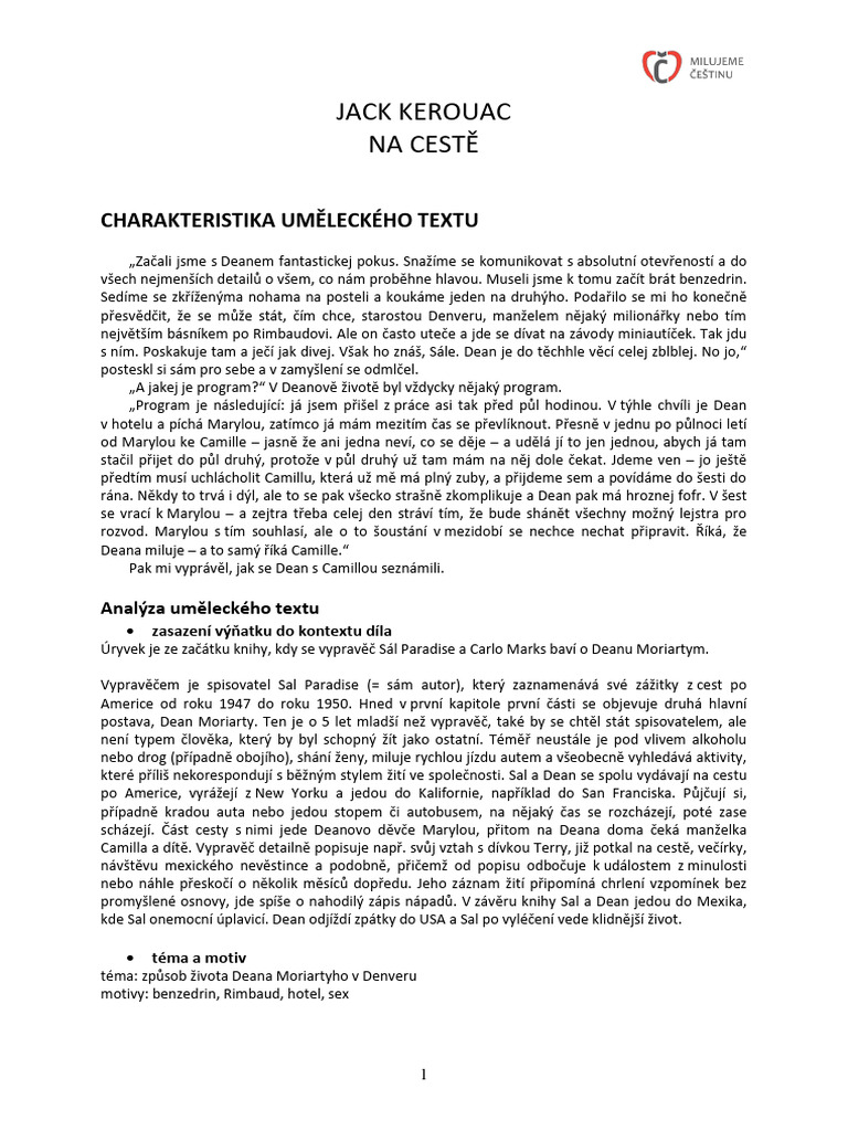 Jack Kerouac Na Ceste | PDF