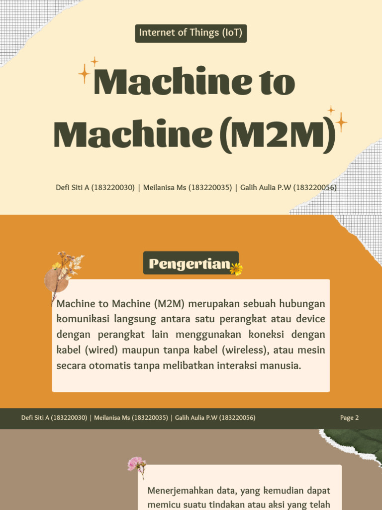 Manfaat dan Contoh Teknologi M2M | PDF | Bisnis | Teknologi & Rekayasa