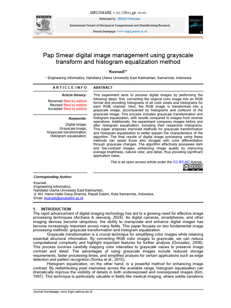 Grayscale Image Processing Techniques | PDF | Digital Image | Digital Signal Processing