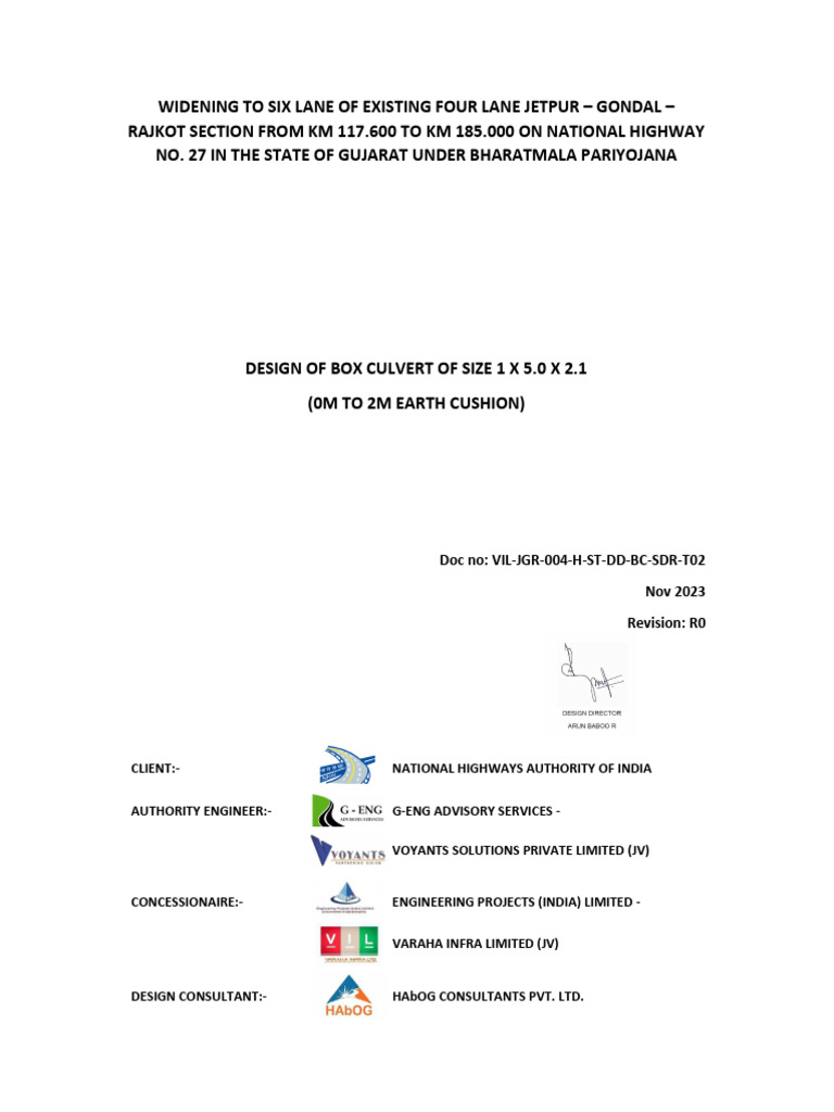 Jetpur-Rajkot Six Lane Highway Design | PDF | Transport Infrastructure ...