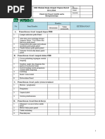 FORM Checklist Panel Listrik | PDF