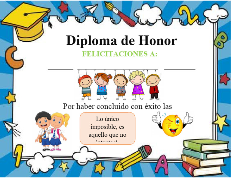 Diploma de Honor1 | PDF