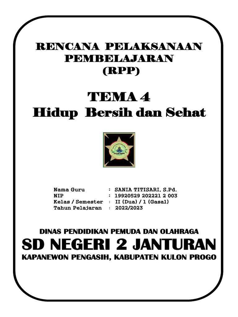 RPP Tema 4 Kelas 2 | PDF