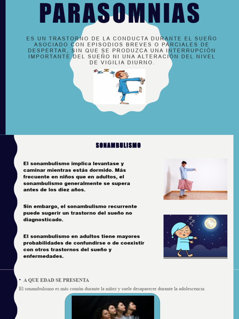 Parasomnia S | PDF | Dormir | Fisiologia Animal