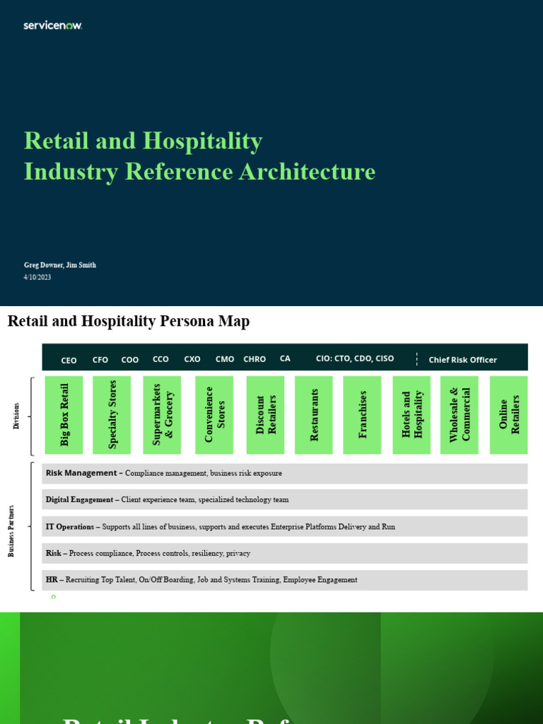 Retail and Hospitality Industry Reference Architecture V1.0 | PDF ...