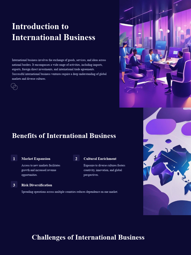 Introduction To International Business | PDF | Business | Market ...