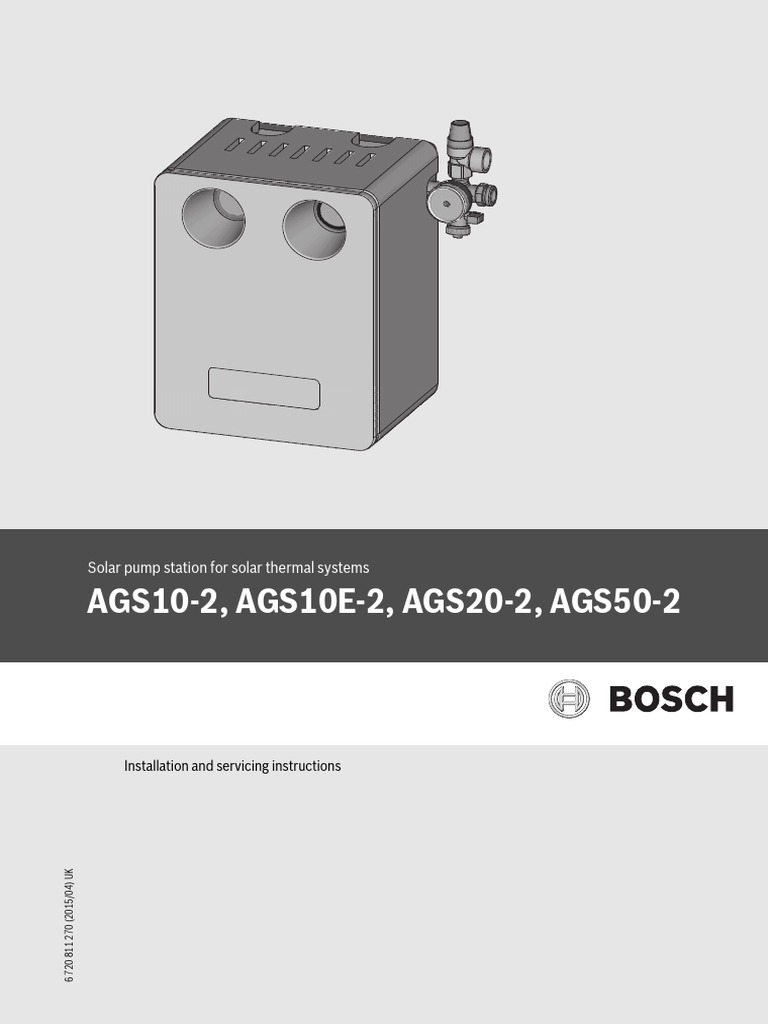 Solar Pum Station Ags102 | PDF | Pump | Pipe (Fluid Conveyance)