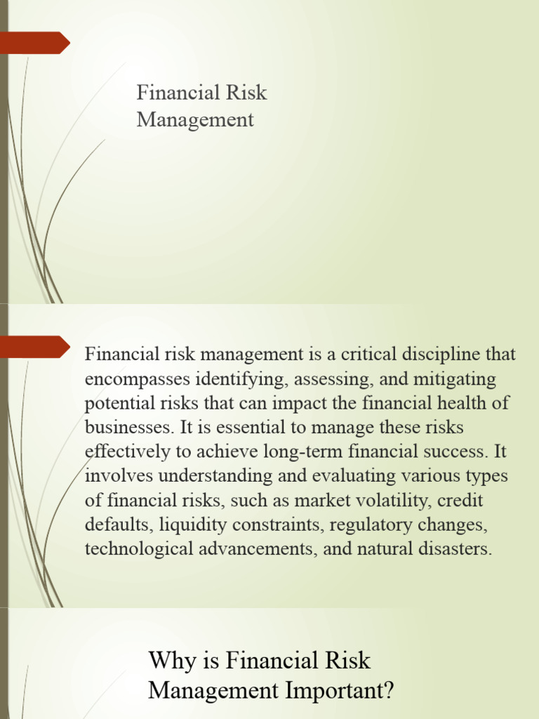 Financial-Risk-Management | PDF | Financial Risk | Risk