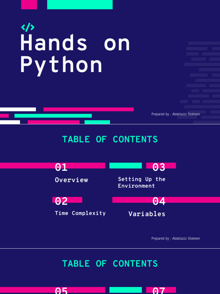 Cic Hands On Python S1and2 Pdf Time Complexity Python Programming Language
