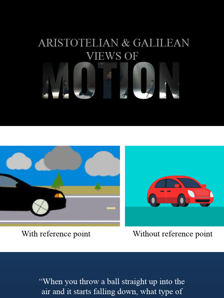 Aristotelian and Galilean Views of Motion | PDF | Force | Galileo Galilei