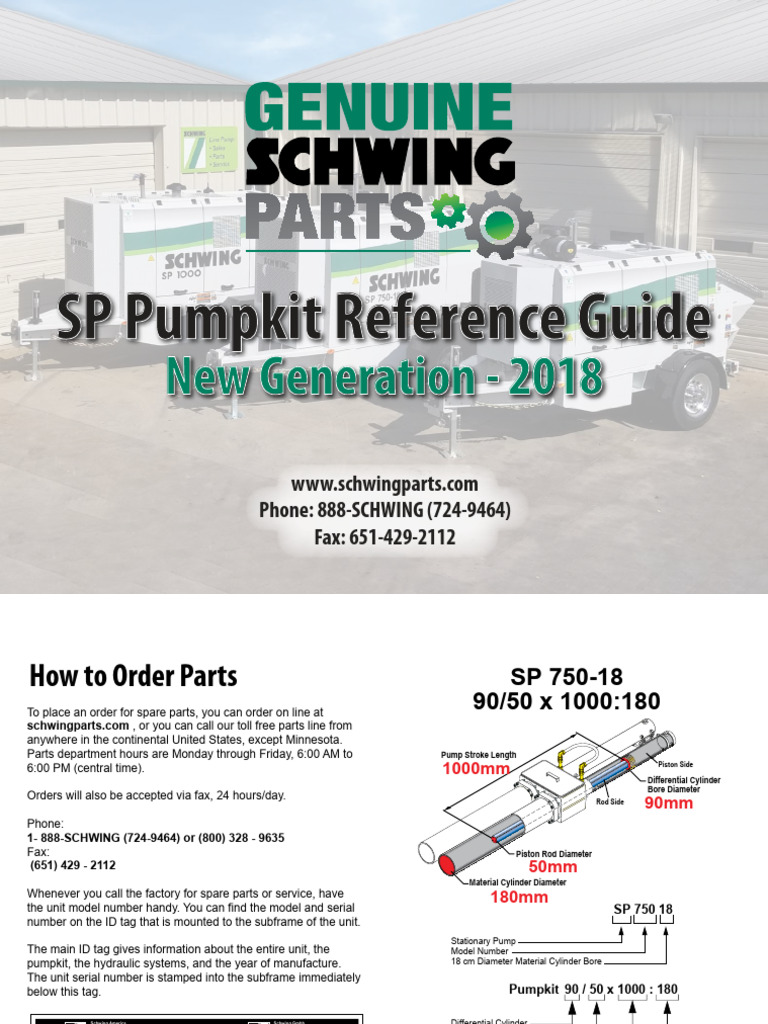 SP Pumpkit Reference Guide: New Generation - 2018 | PDF | Mechanical ...