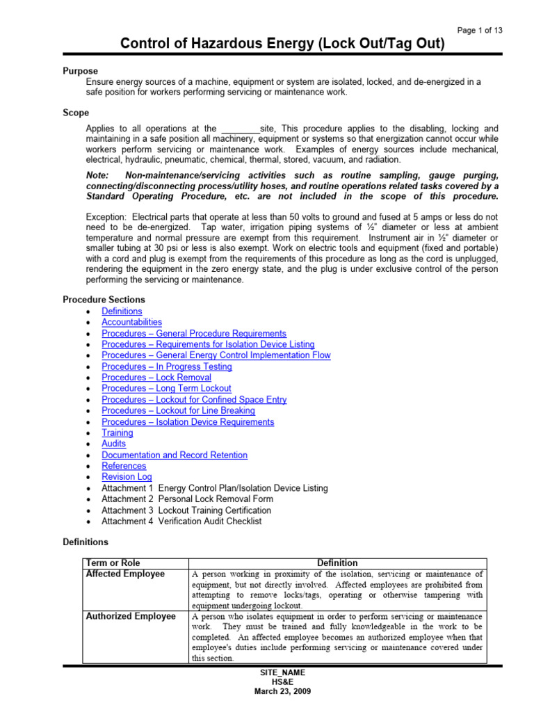 Proposed-LOTO-program-book | PDF