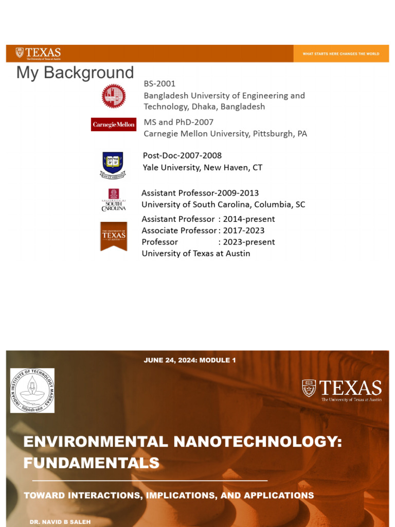 Mod 1 Introduction | PDF | Nanotechnology | Genetics
